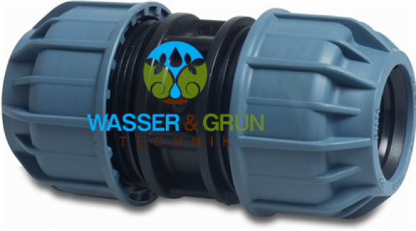 Kupplung gerade PE Klemmverschraubung x Klemmverschraubung PN10 Made in EU Nach deutschen ...